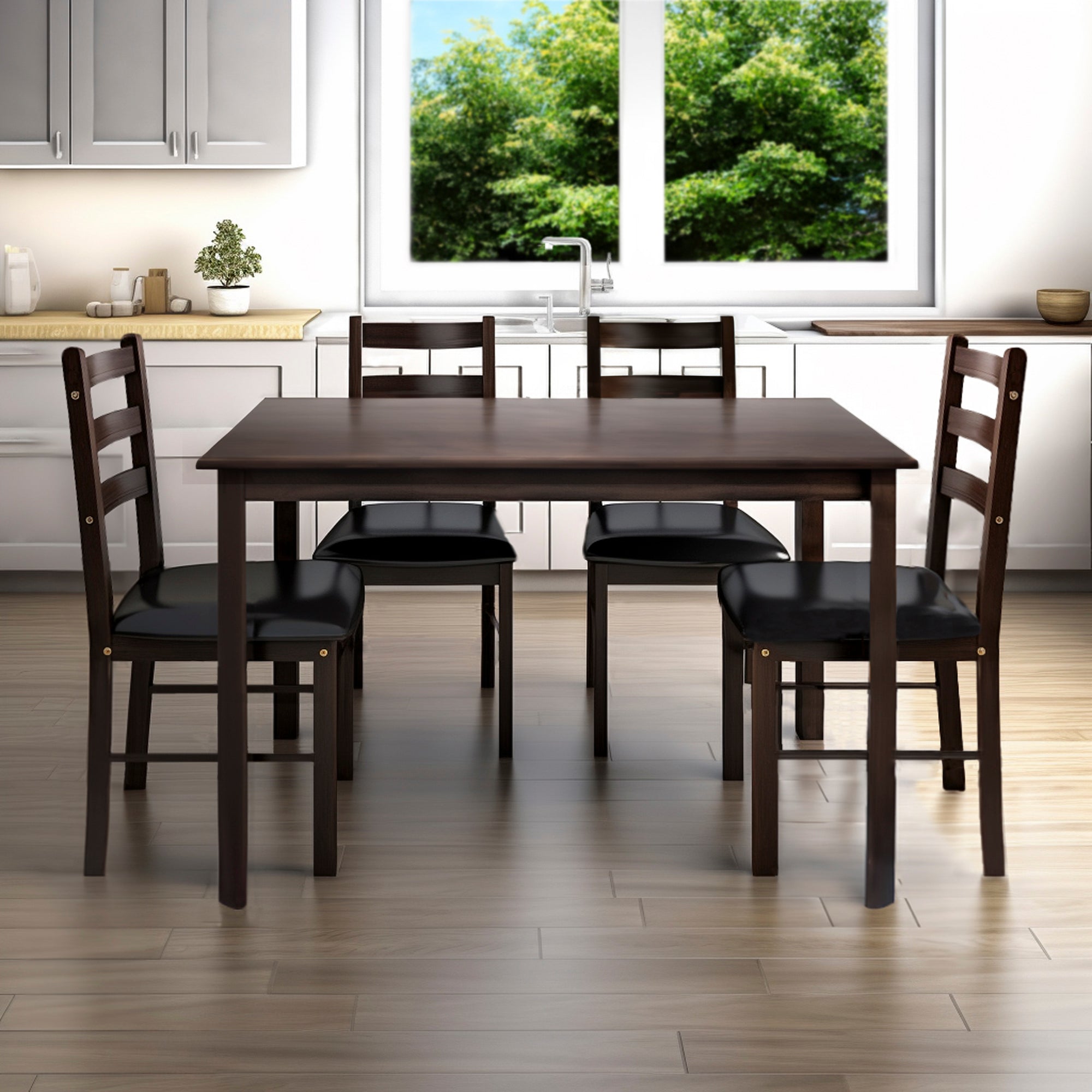 Jordan 5-Piece Indoor Dining Table Set for Kitchen & Dining Room ...